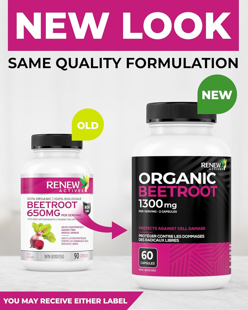 Organic Beetroot Powder Extract 1300mg – Renew Actives US